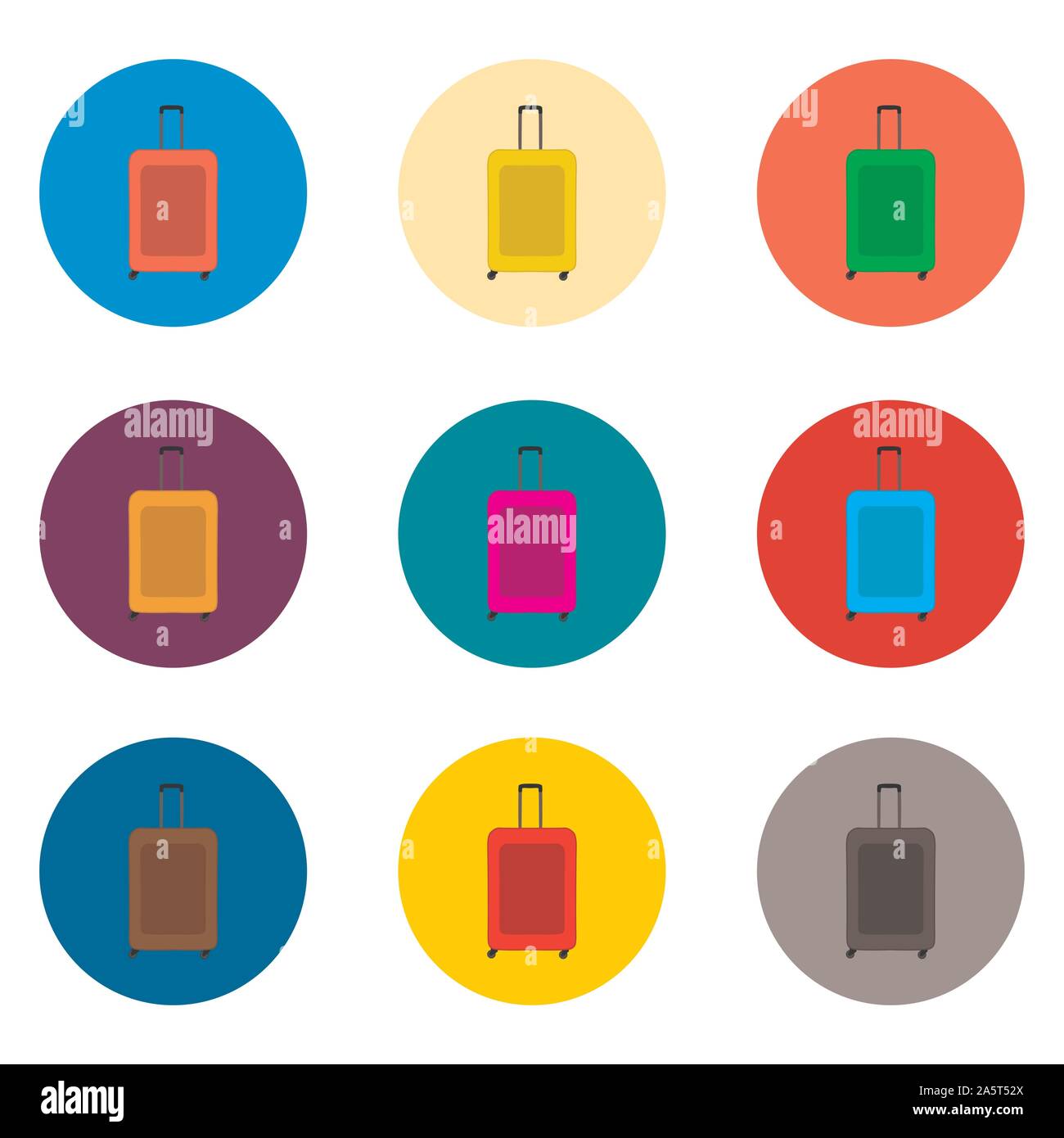 Family pack suitcase Stock Vector Images - Alamy