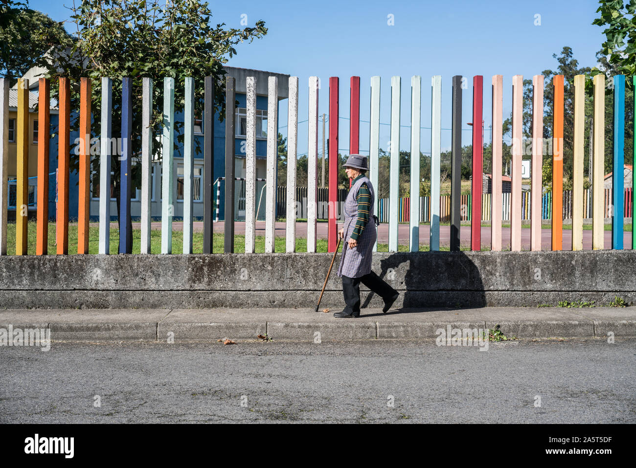 Local people in the Muxia, Spain, Europe Stock Photo - Alamy