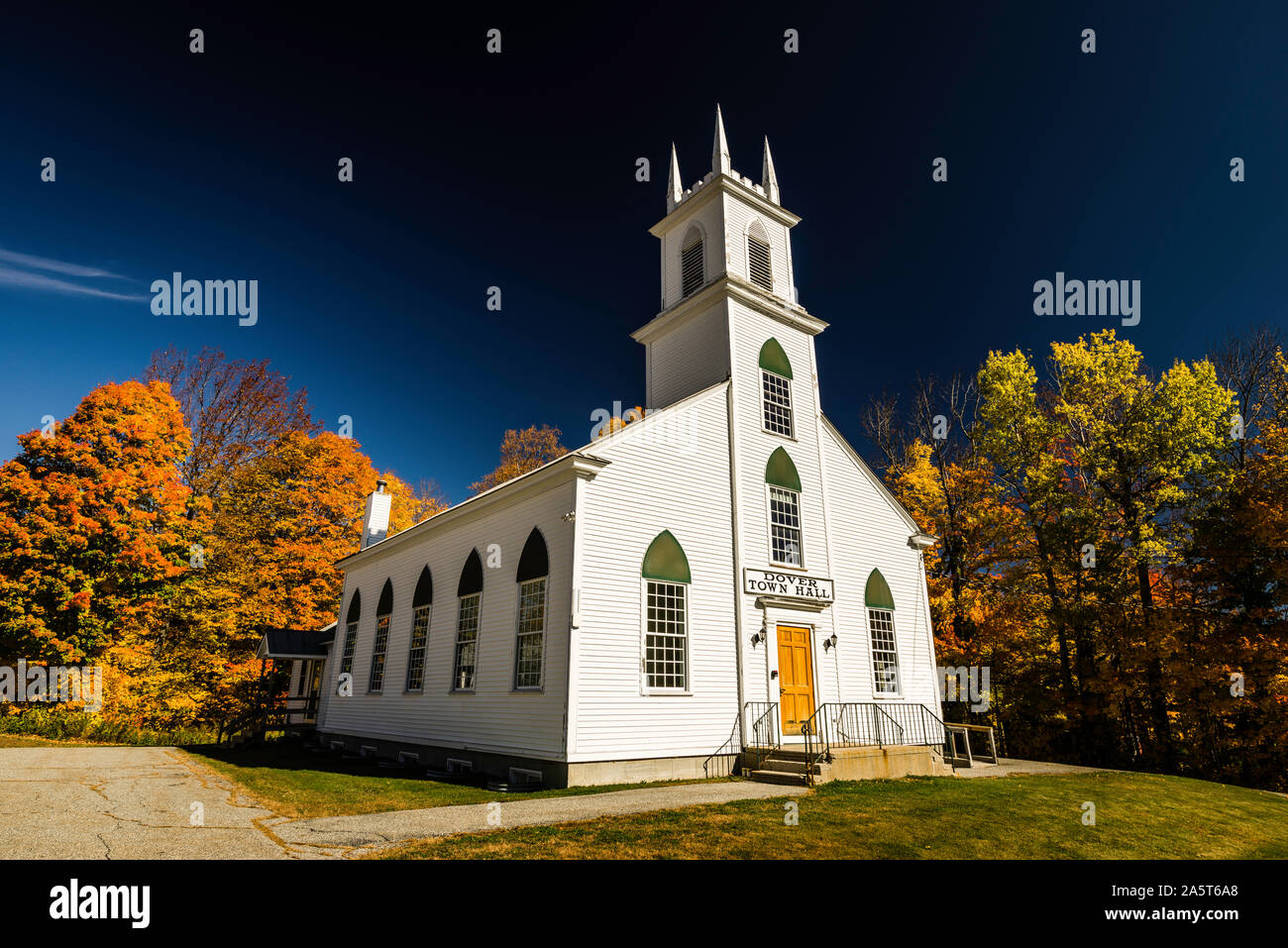 Town Hall Dover, Vermont, USA Stock Photo - Alamy