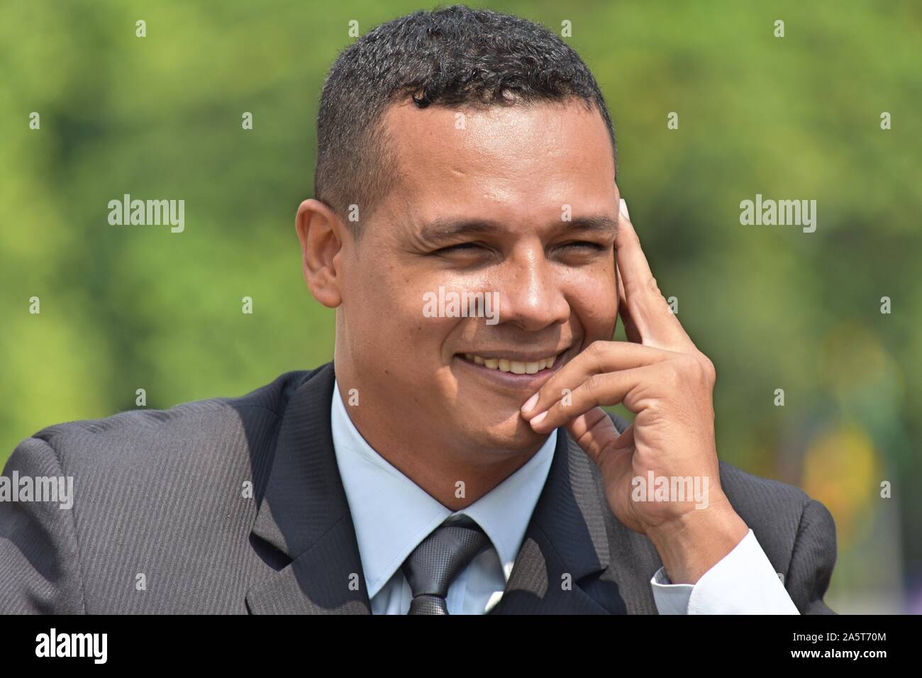 Business Executive Decision Making Wearing Suit And Tie Stock Photo - Alamy