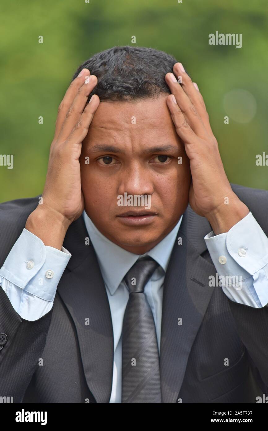 Business Man And Confusion Stock Photo - Alamy