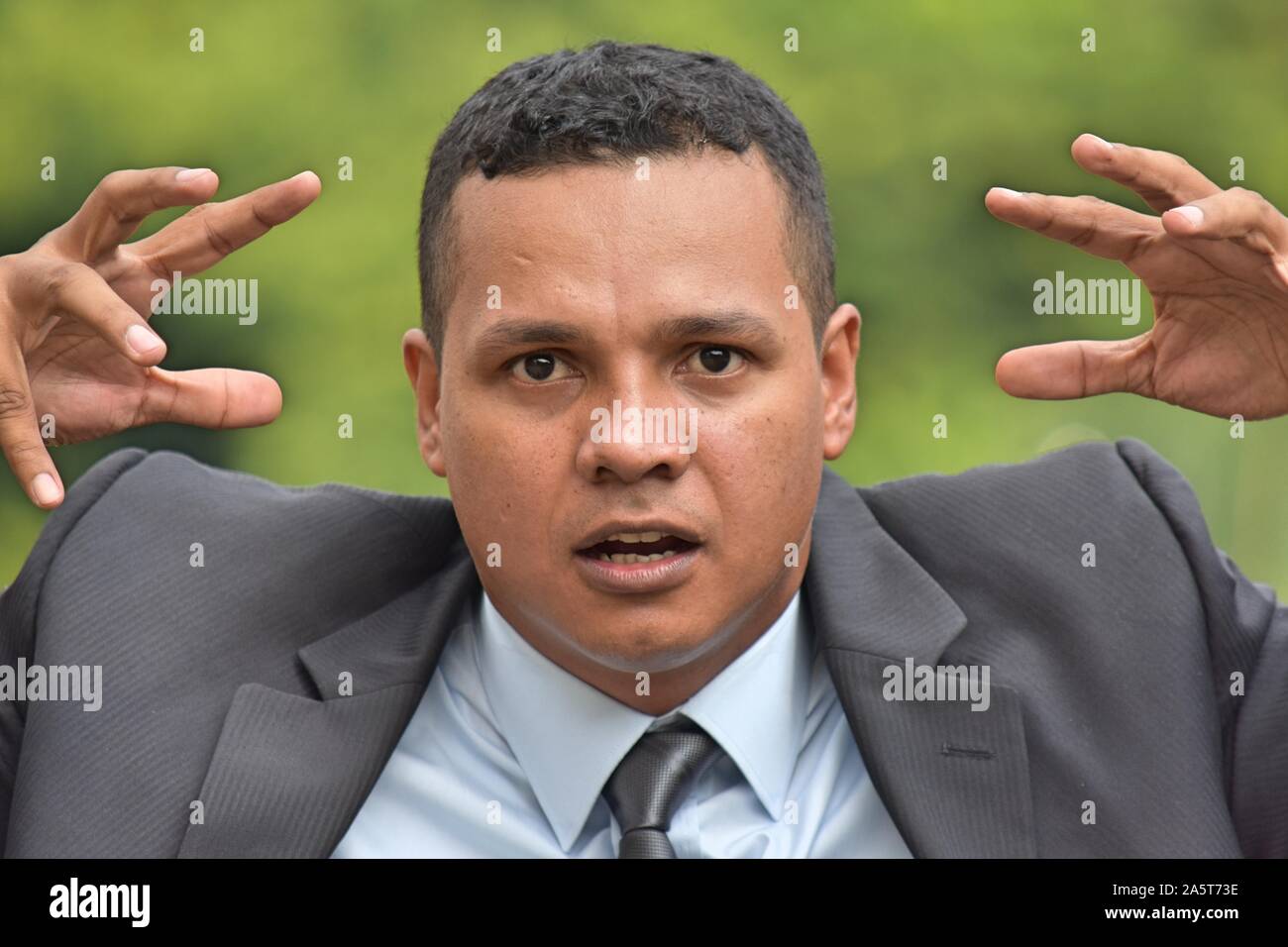 Scary Business Executive Stock Photo - Alamy