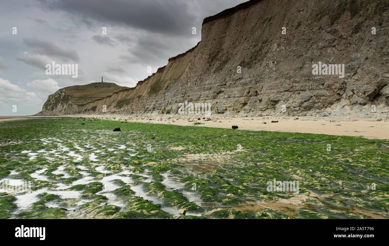 Cap Blanc-Nez, Beach and cliffs by Escalles France Stock Photo - Alamy