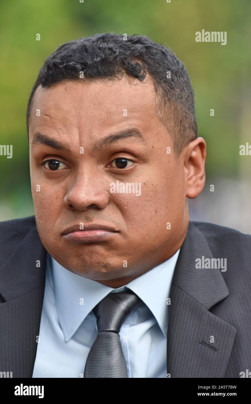 Confused Adult Business Man Stock Photo - Alamy