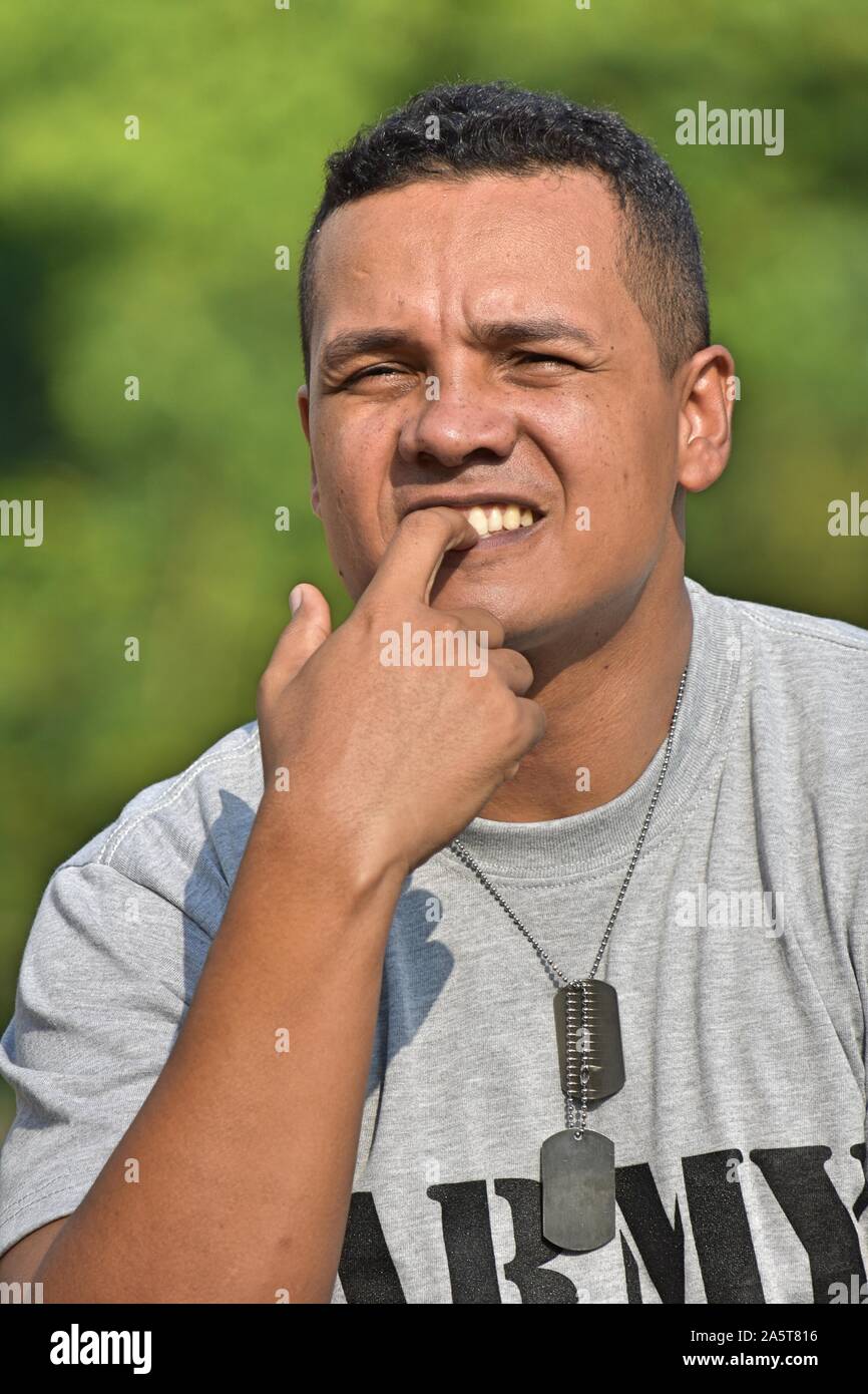 Military person confused hi-res stock photography and images - Alamy