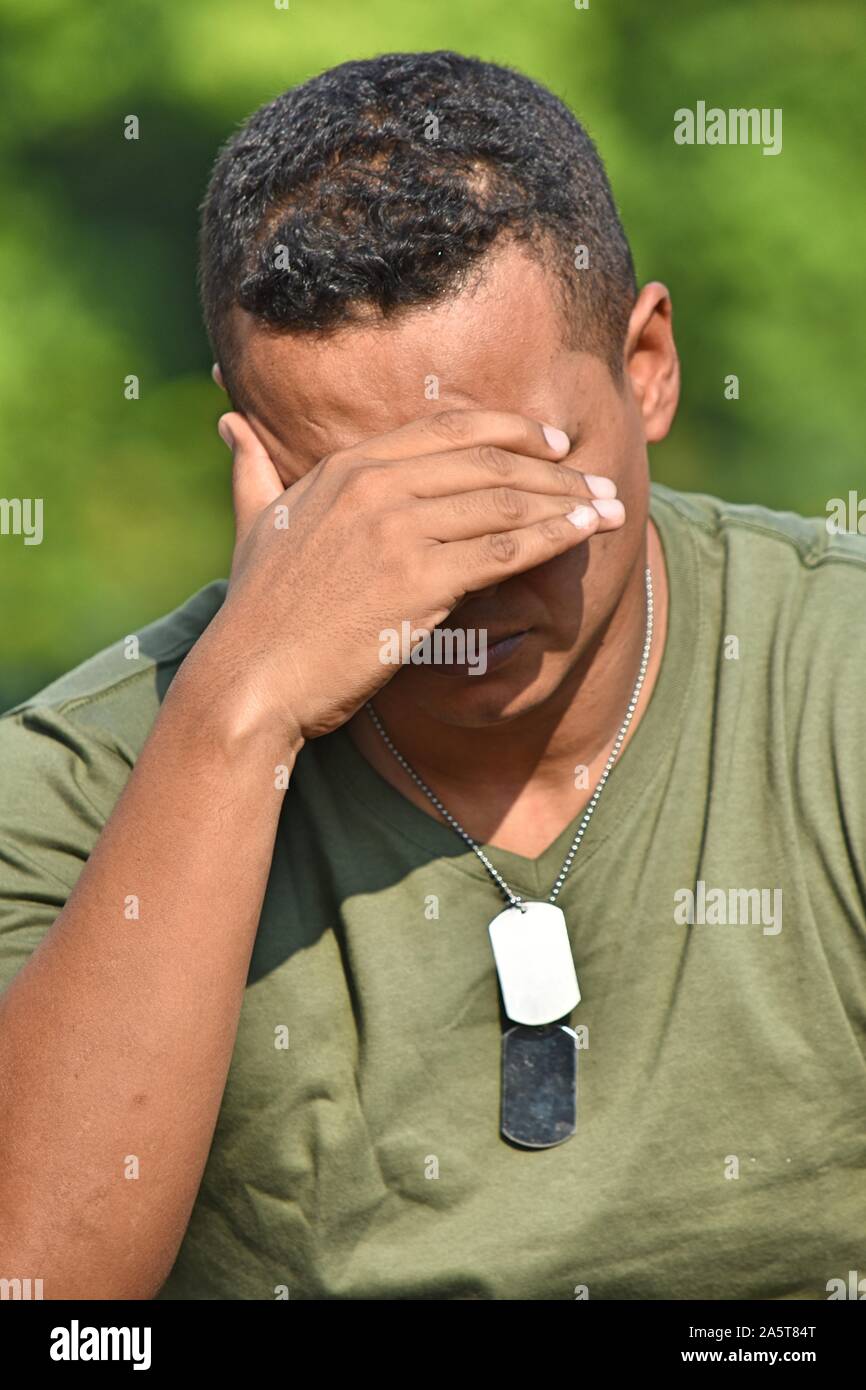 Sad soldier hi-res stock photography and images - Alamy