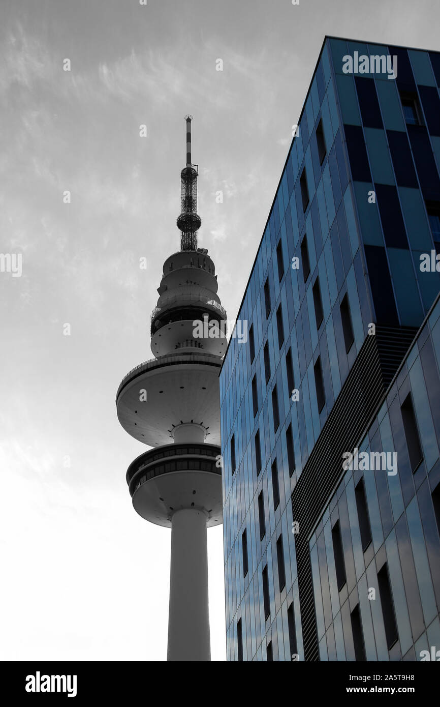 Hamburg communications tower hi-res stock photography and images - Alamy