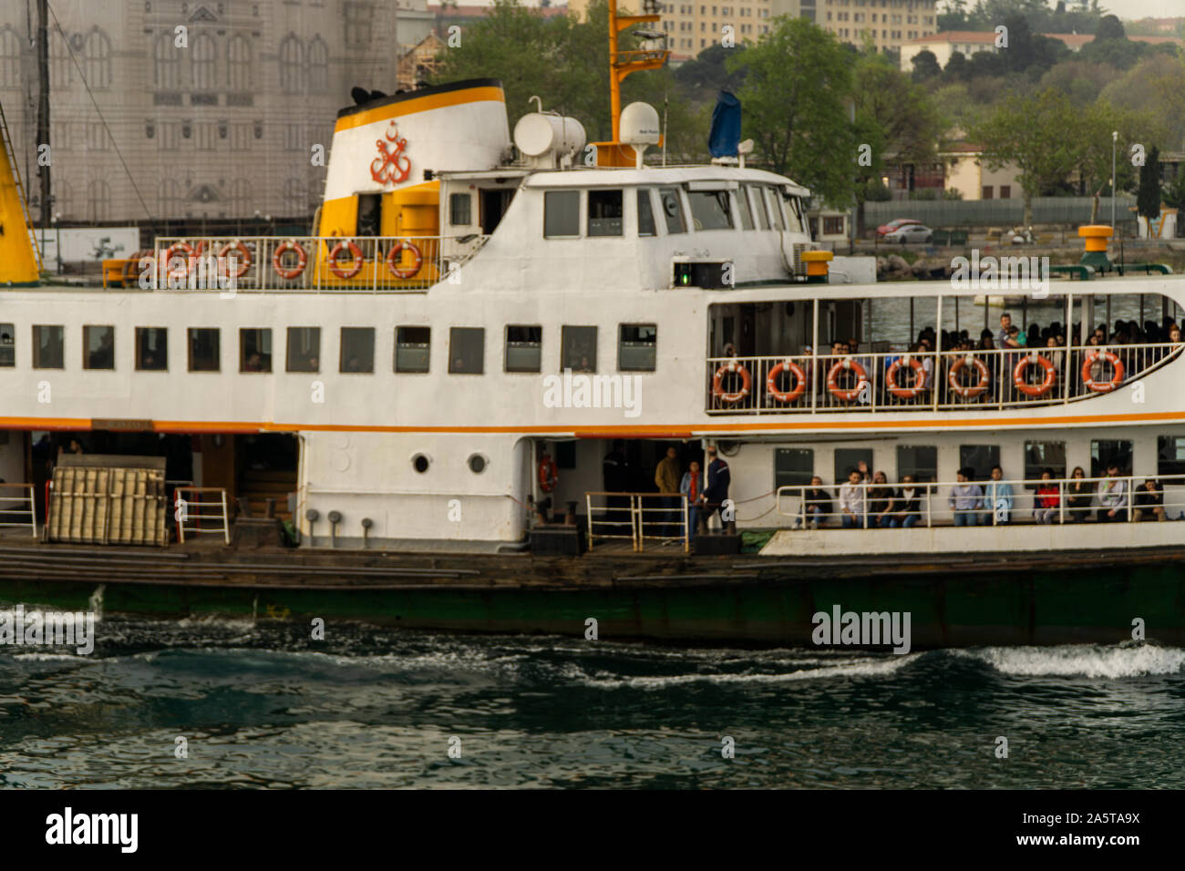 Istanbul and the ferry. famous ferries of istanbul known as vapur ...