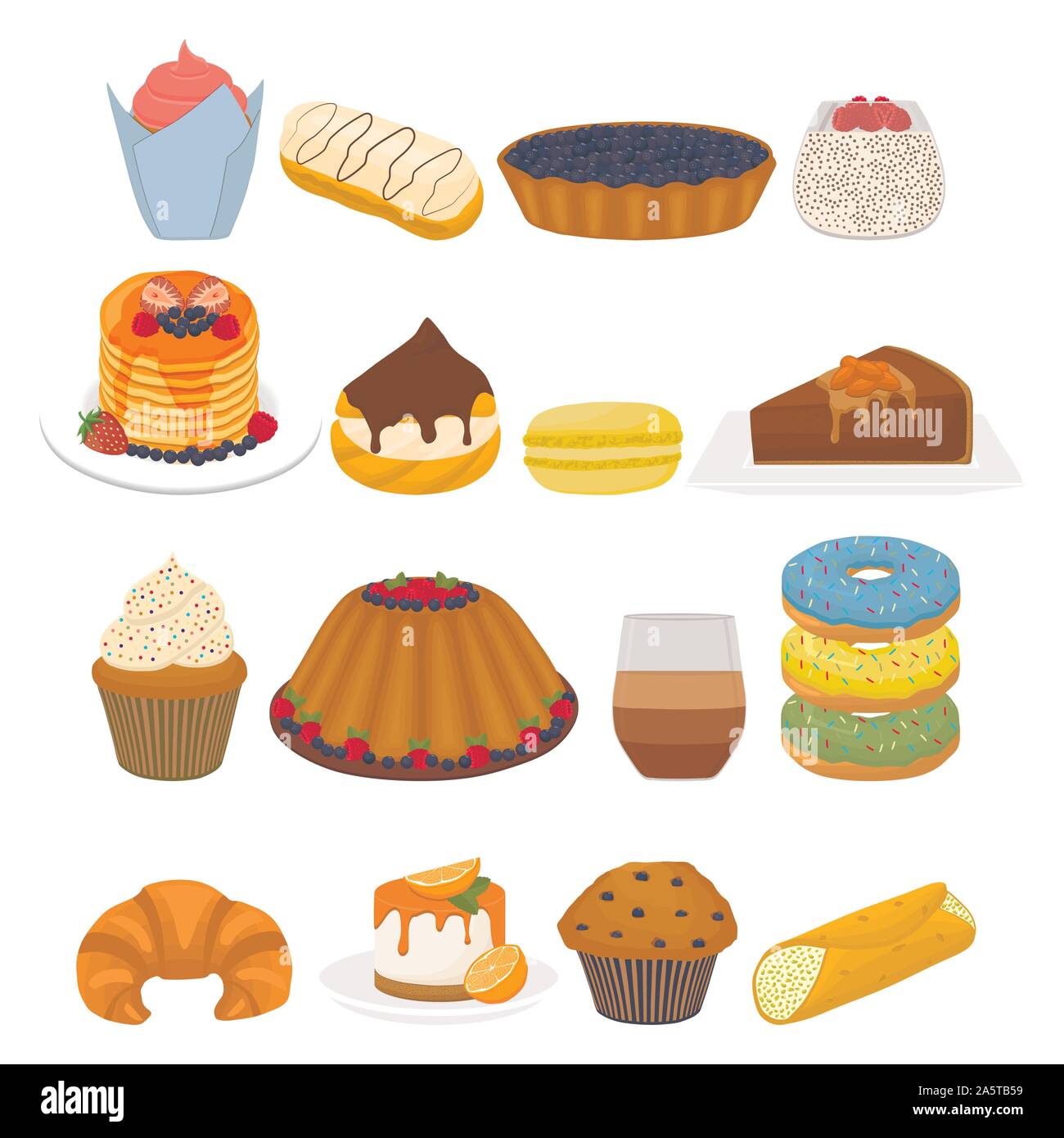 Transparent tart Stock Vector Images - Alamy