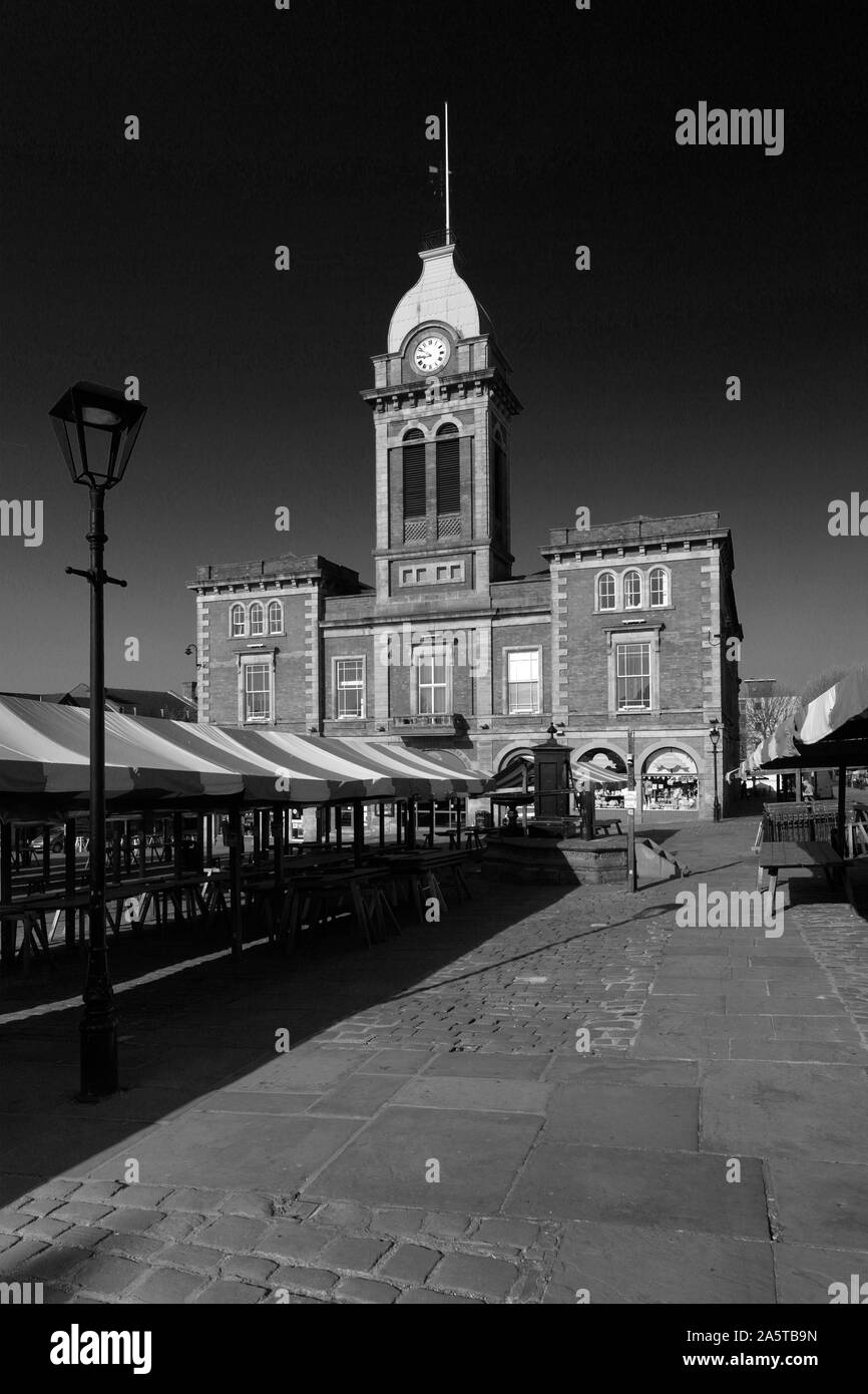 The Market Hall, Market Square, Chesterfield Town, Derbyshire, England ...