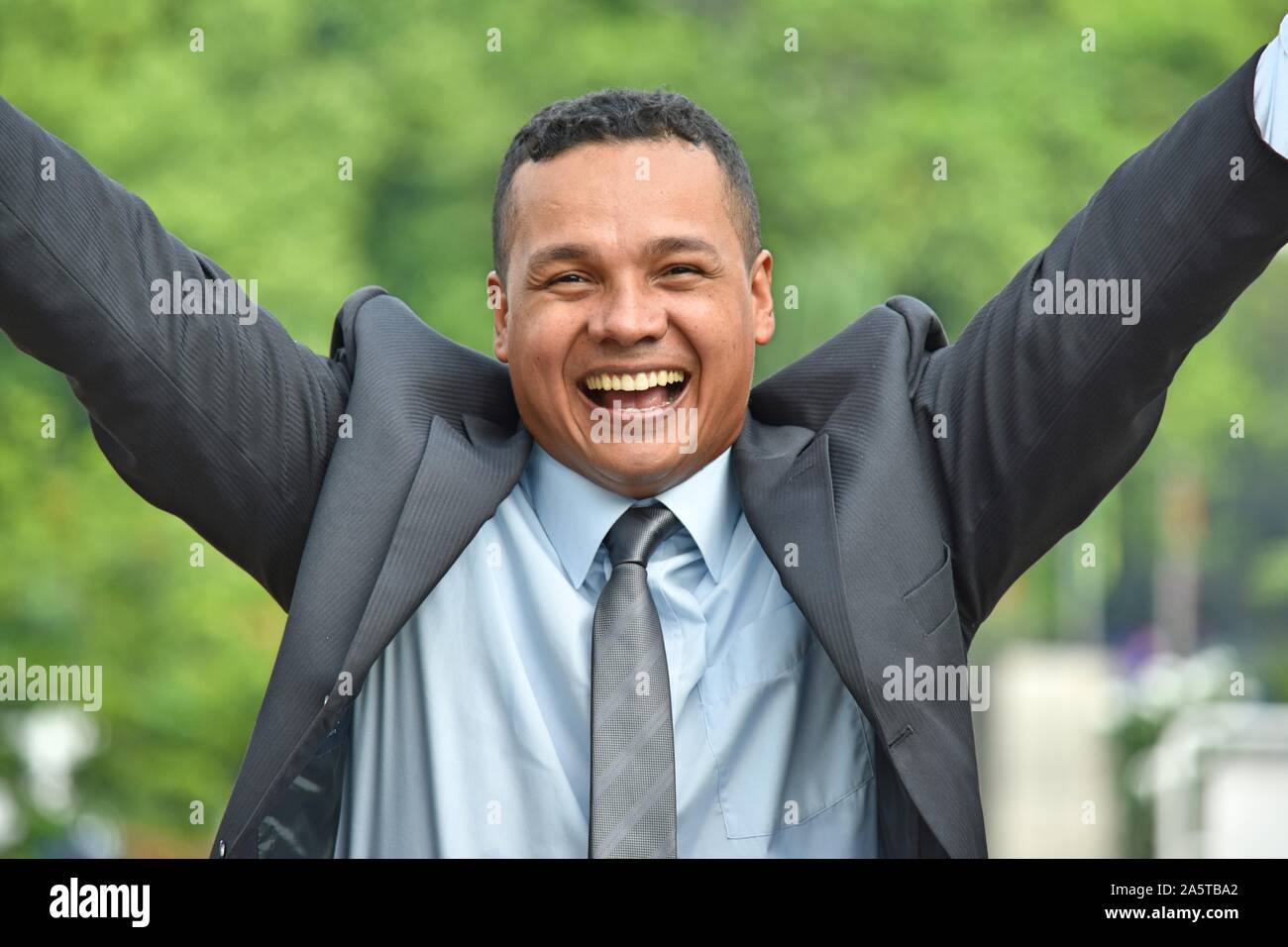 Successful Business Man Wearing Business Suit Stock Photo - Alamy