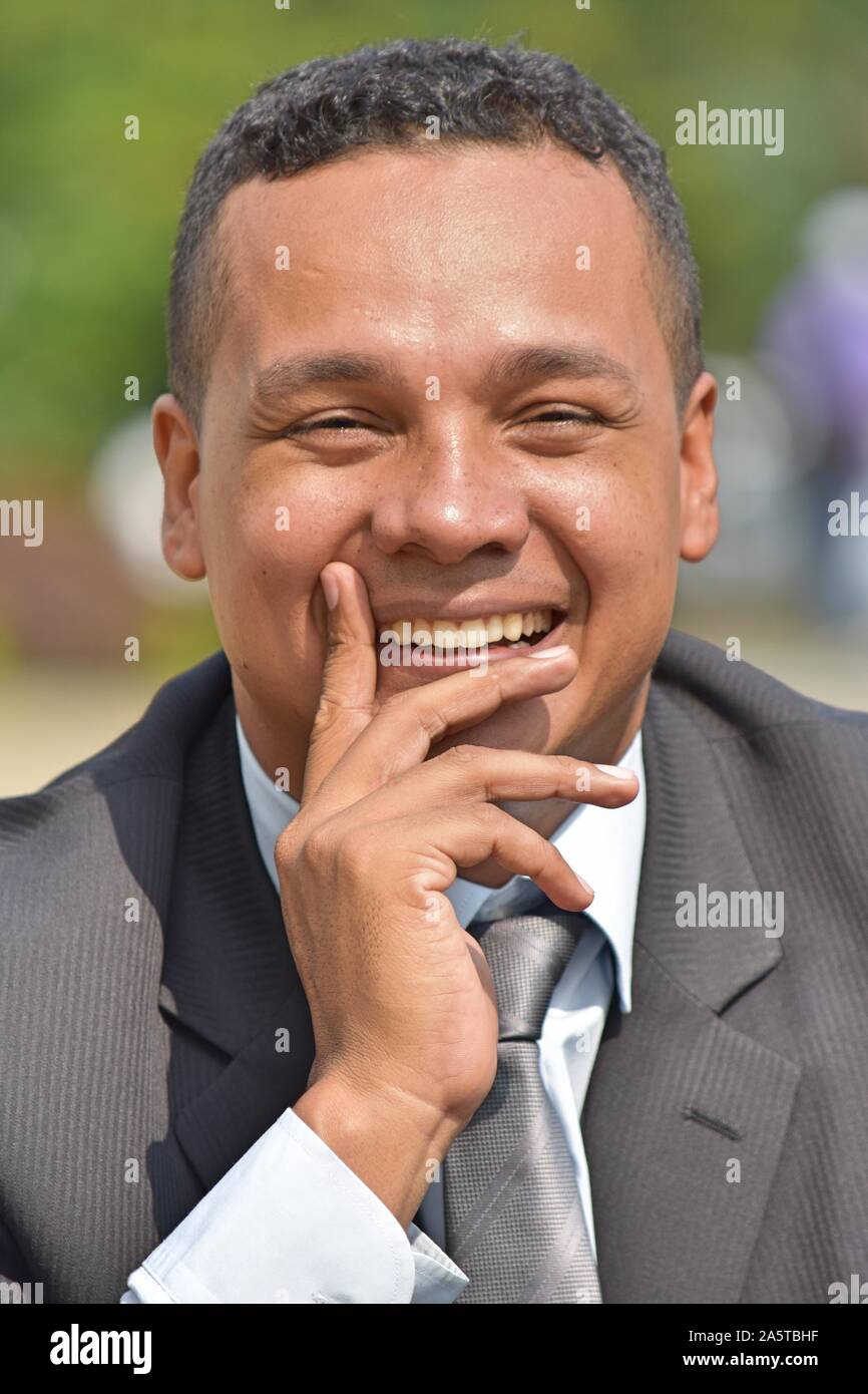 Confident Business Man Stock Photo - Alamy