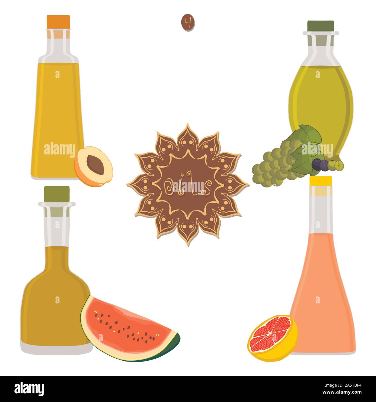 Oil pattern in water Stock Vector Images - Alamy