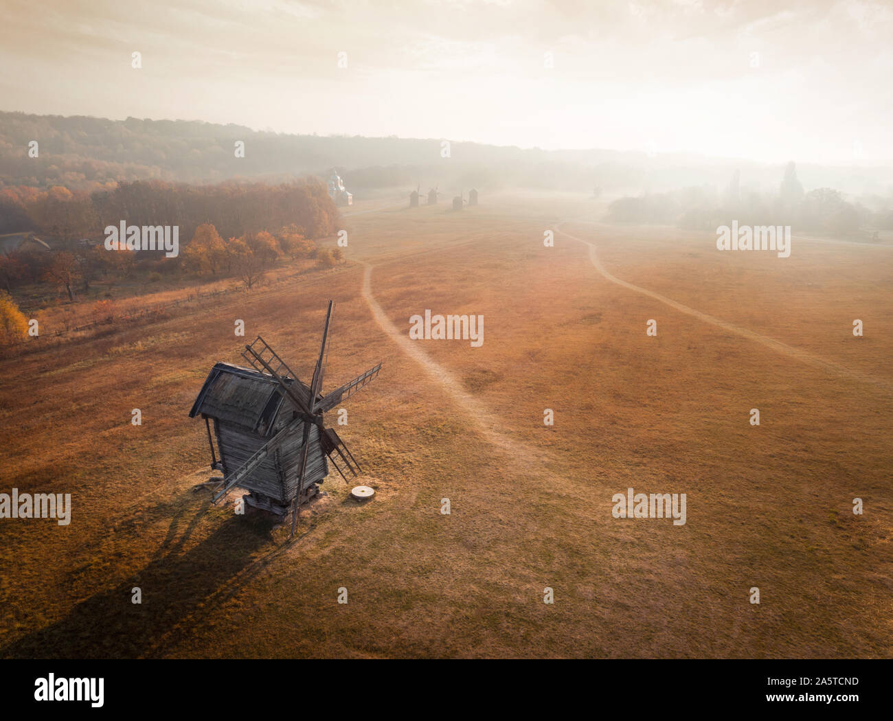 An aerial view field museum national history hi-res stock photography ...