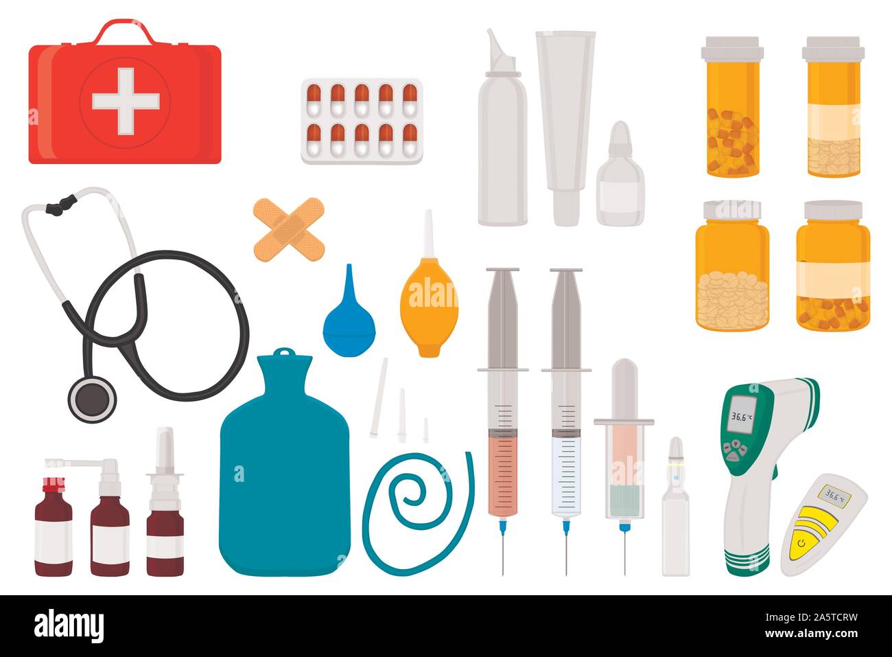 Medication pill blister doctor Stock Vector Images - Alamy