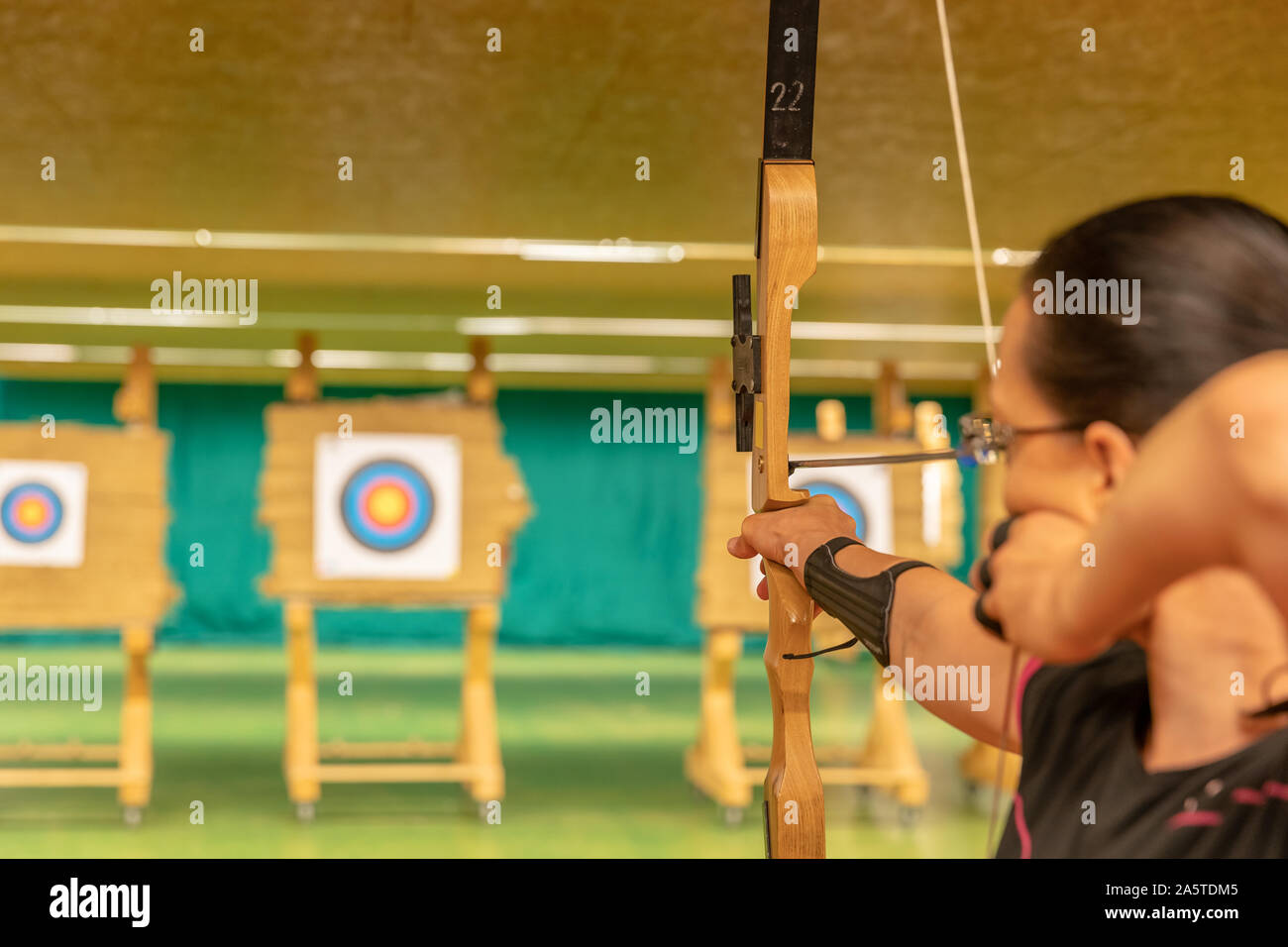 archery in the sports hall and in nature. Competition for the best shot ...