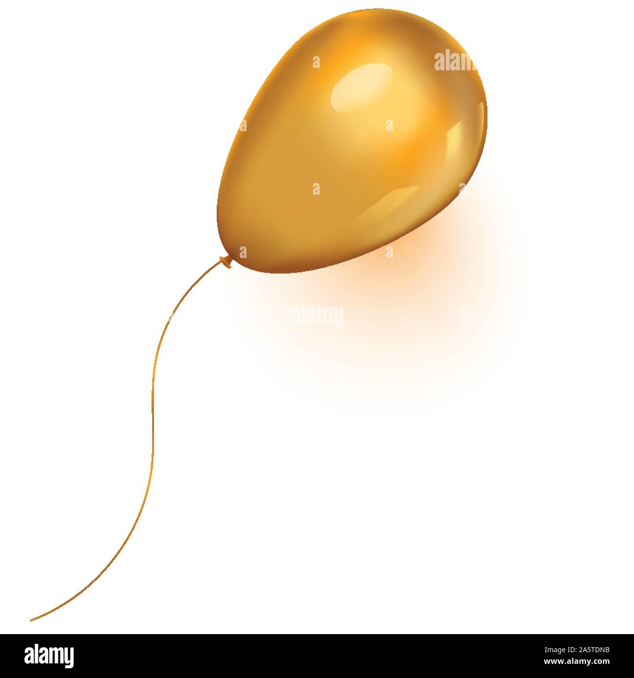 Gold balloon Cut Out Stock Images & Pictures - Alamy