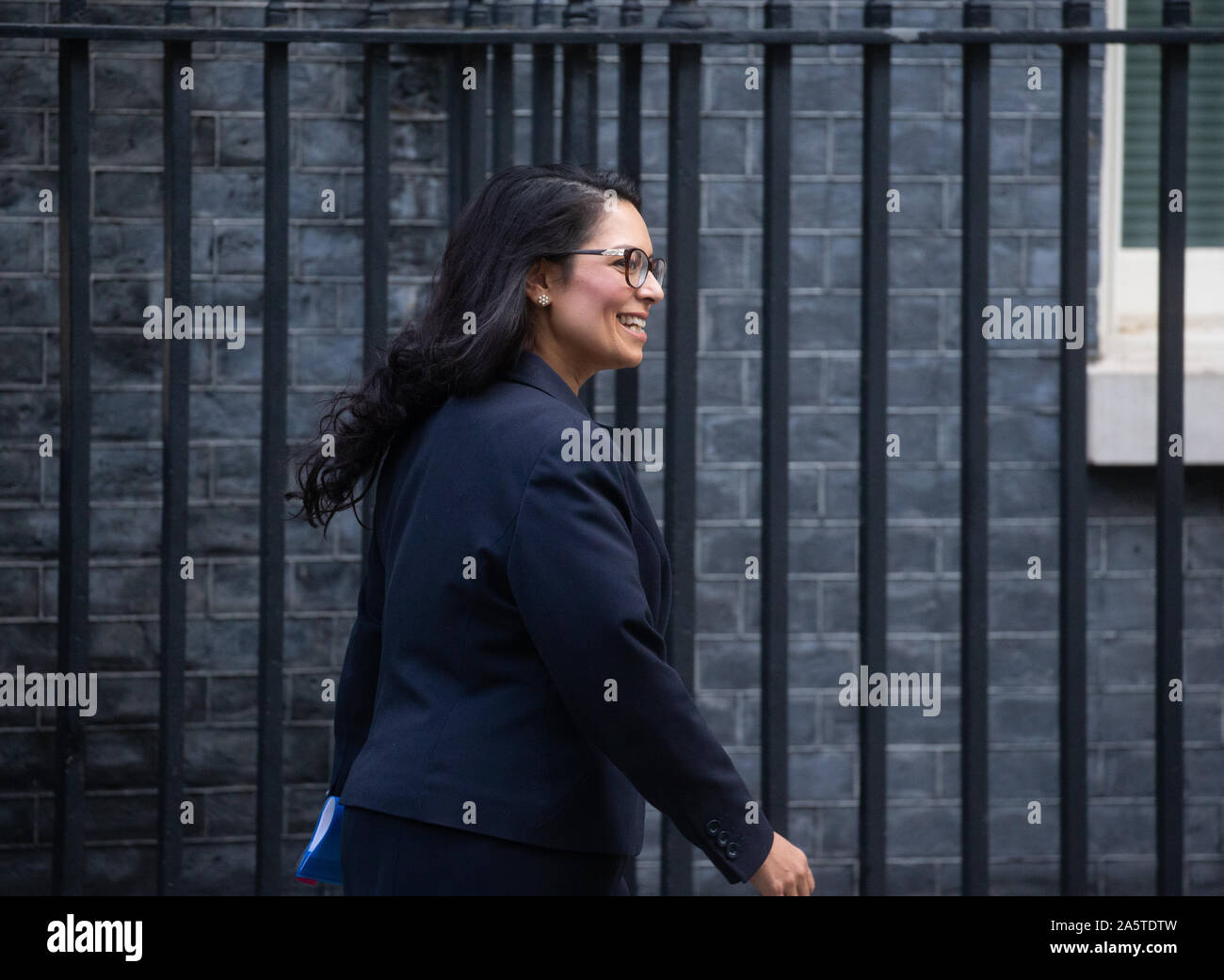 Priti Patel, Secretary of State for the Home Department, arrives at ...