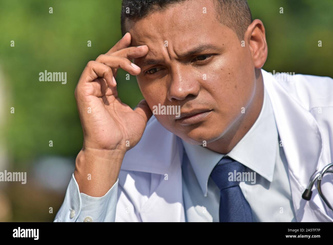 Worried handsome hi-res stock photography and images - Alamy