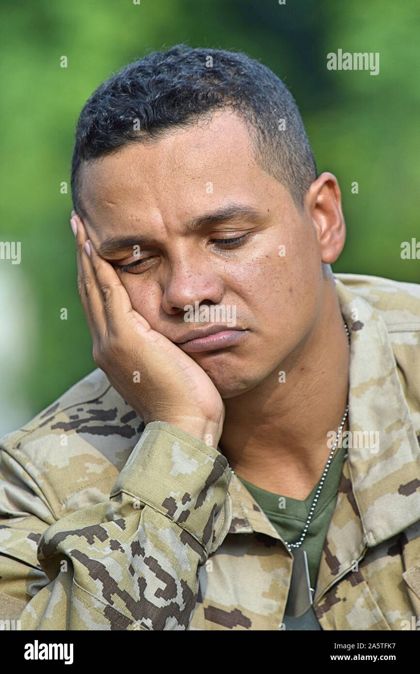 Napping soldier hi-res stock photography and images - Alamy