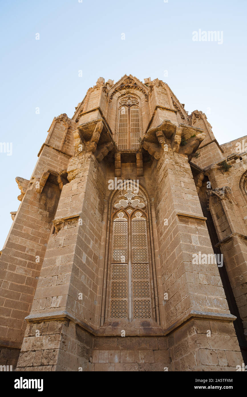 Lala Mustafa Pasa Mosque, North Cyprus, former cathedral Stock Photo ...