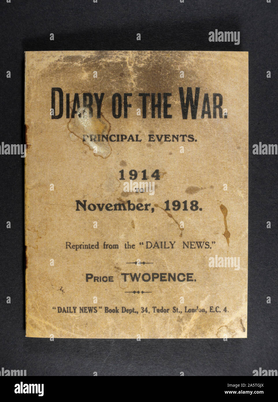 Wwi war diary hi-res stock photography and images - Alamy