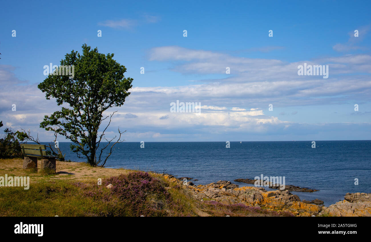 coast landscape ,Bornholm Stock Photo - Alamy