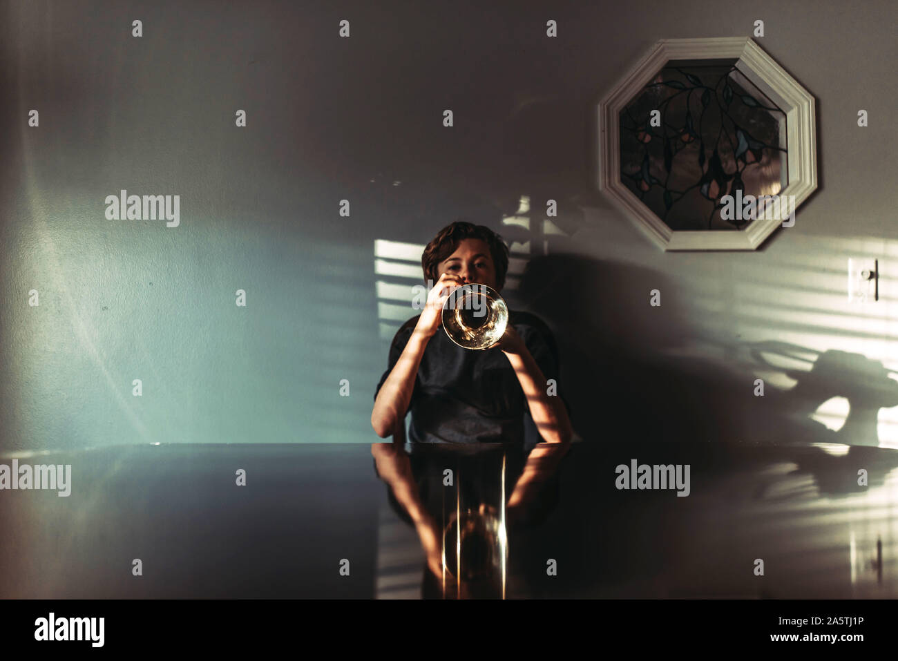 Trumpet shadow hi-res stock photography and images - Alamy