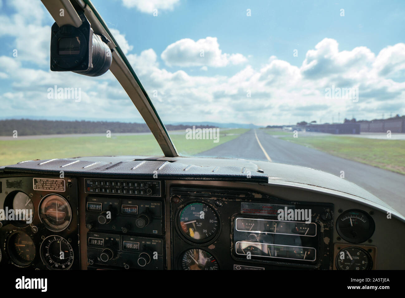 View through front windshield hi-res stock photography and images - Alamy