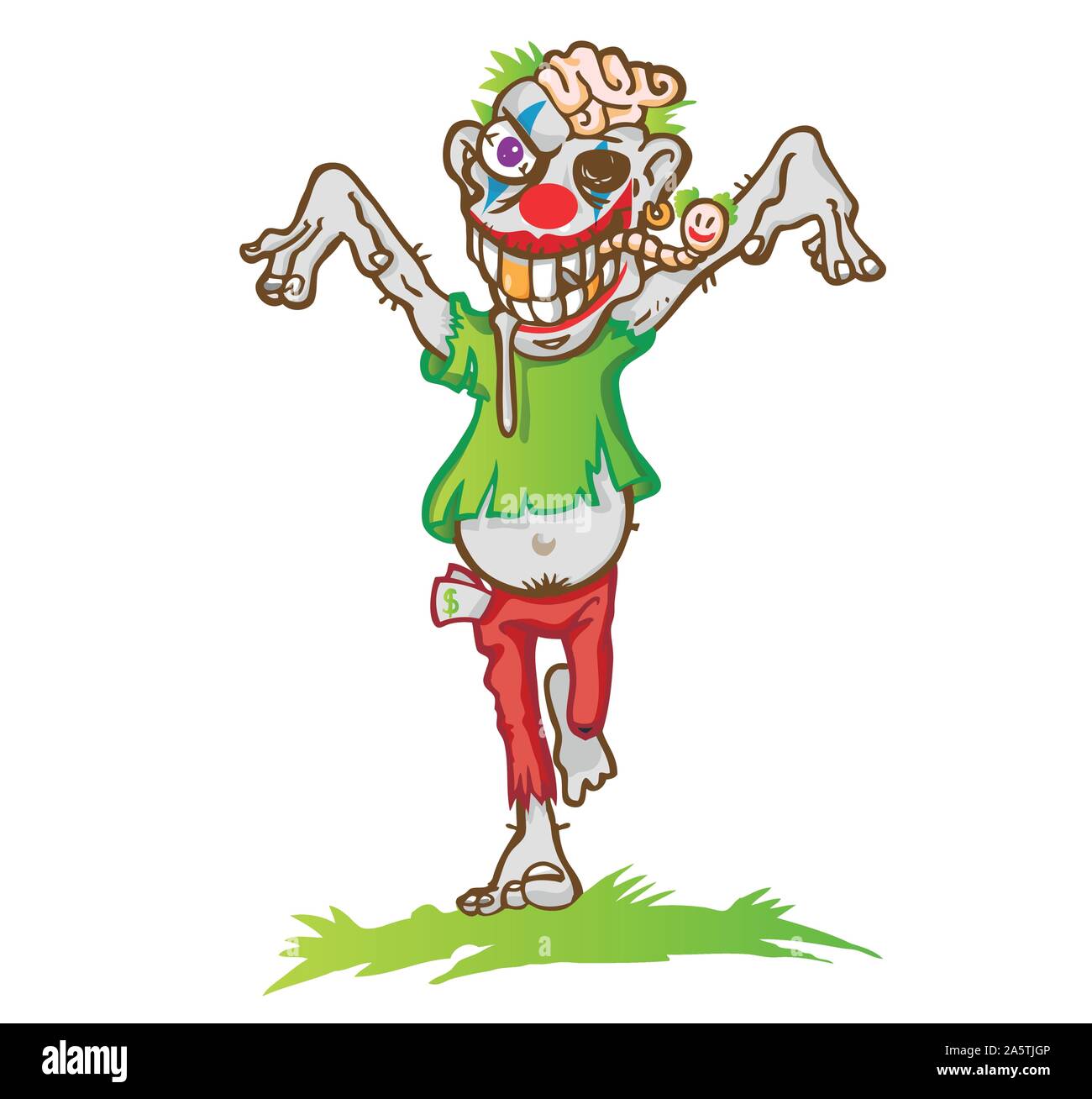 Zombie Clown Drawings