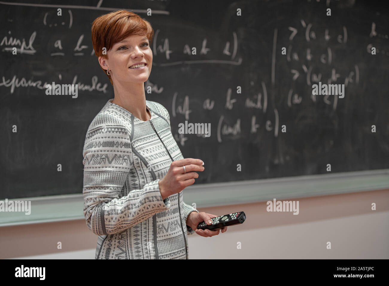 Instructor teaching algebra hi-res stock photography and images - Alamy