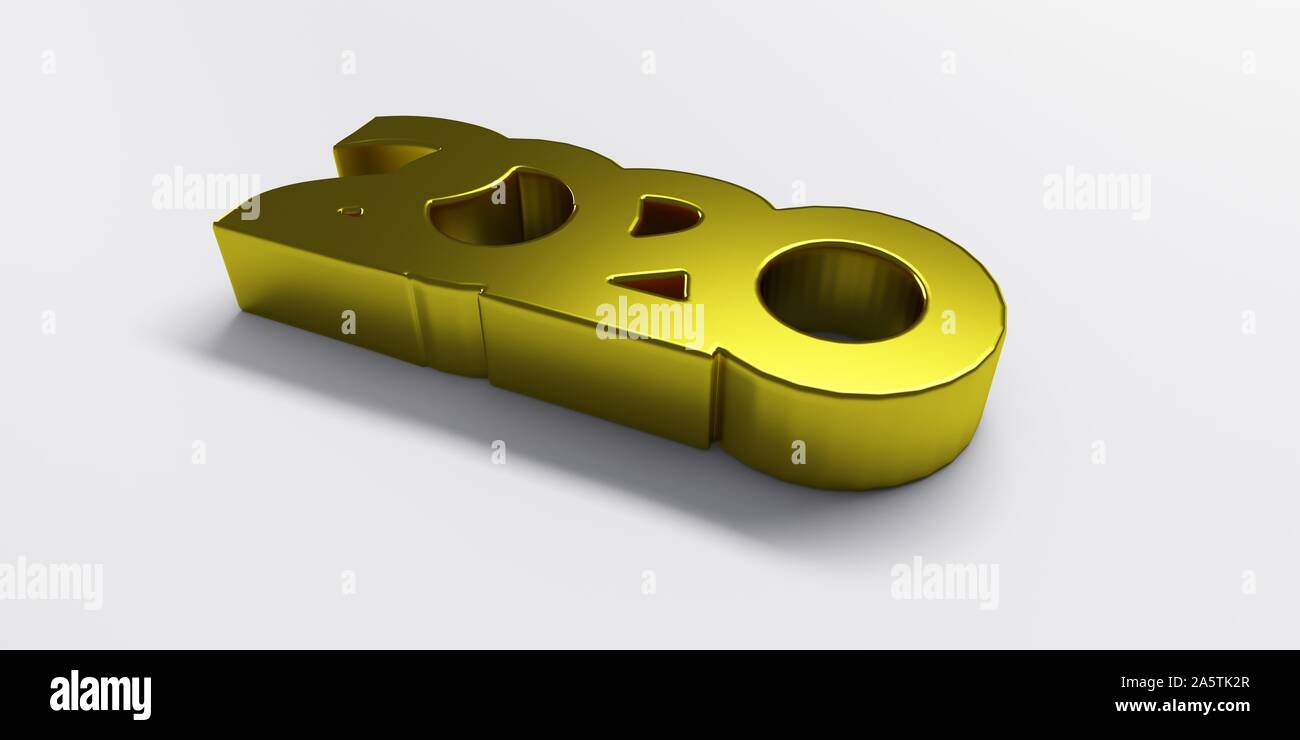 2020 gold 3D design for new year celebration invitation card image ...