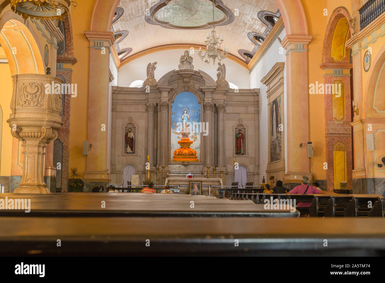 Catedral Metropolitana de Manaus or Manaus Cathedral, centre of Manaus ...