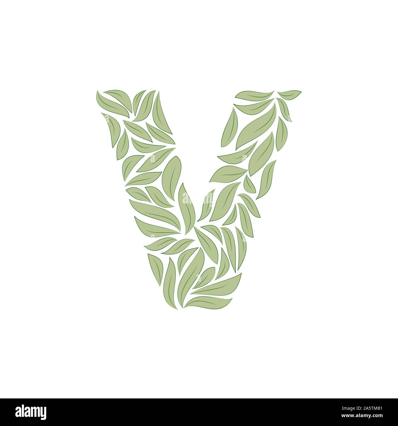 Ornamental letter V on white Stock Vector Image & Art - Alamy