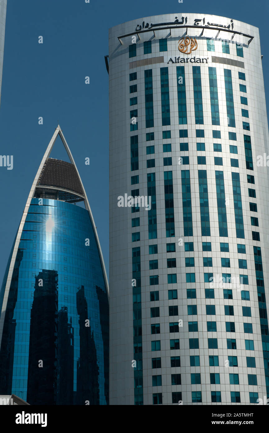 Modern high rise architecture in Doha, Qatar Stock Photo - Alamy
