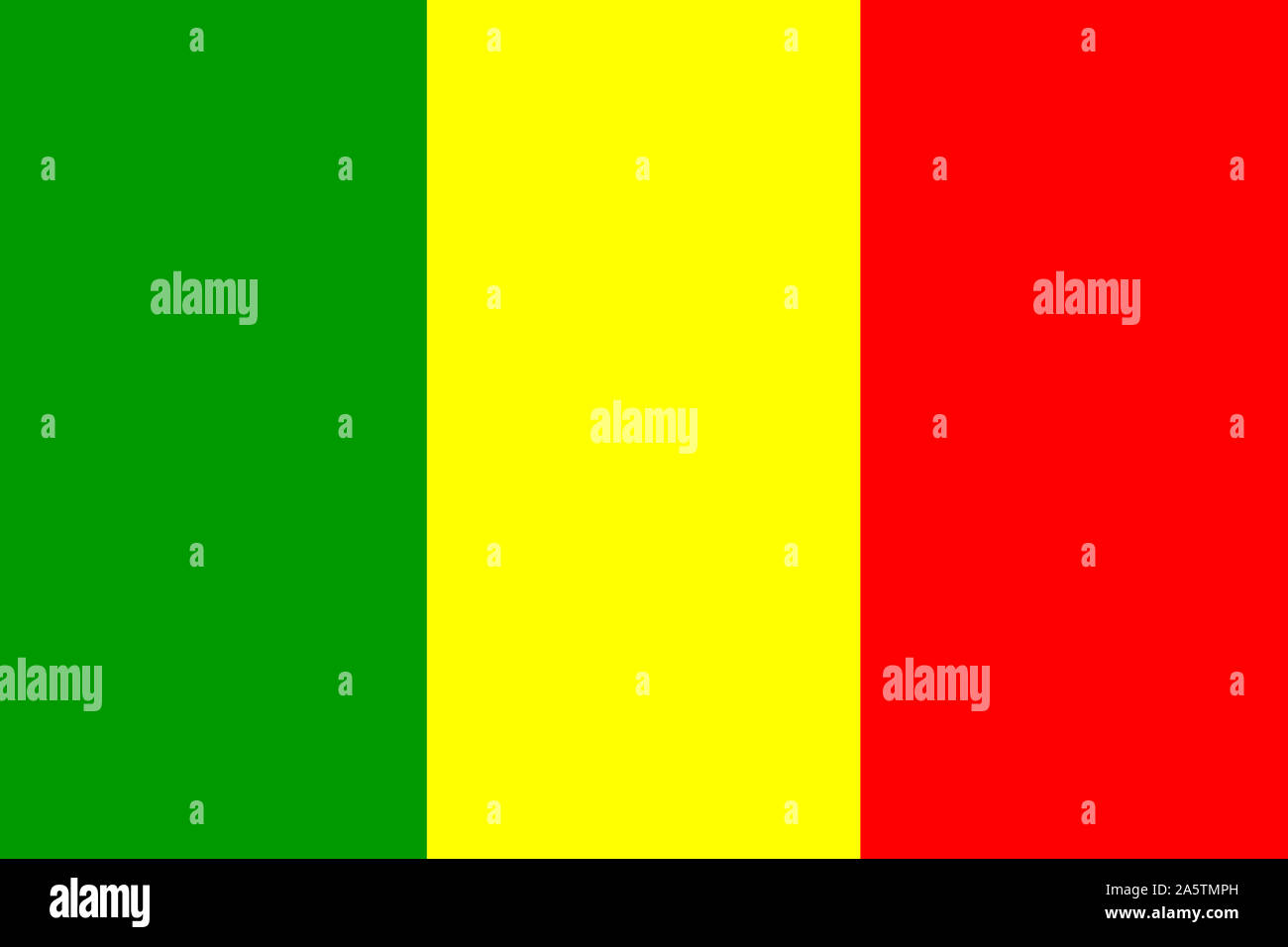 Nationalfahne, Flagge von Mali, Afrika Stock Photo - Alamy