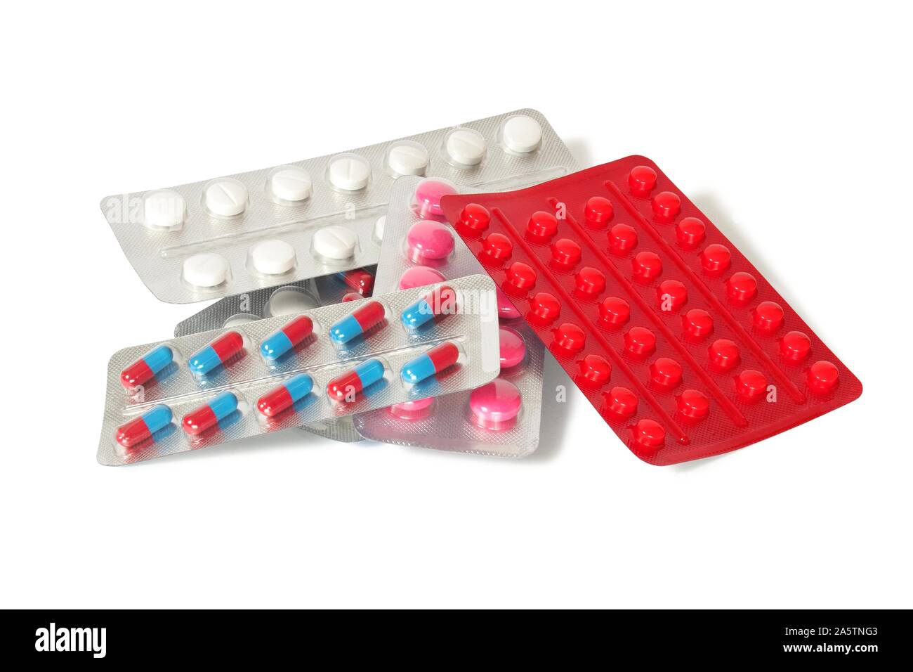 Capsules drug isolated medicine on white pharmaceuticals pills ...