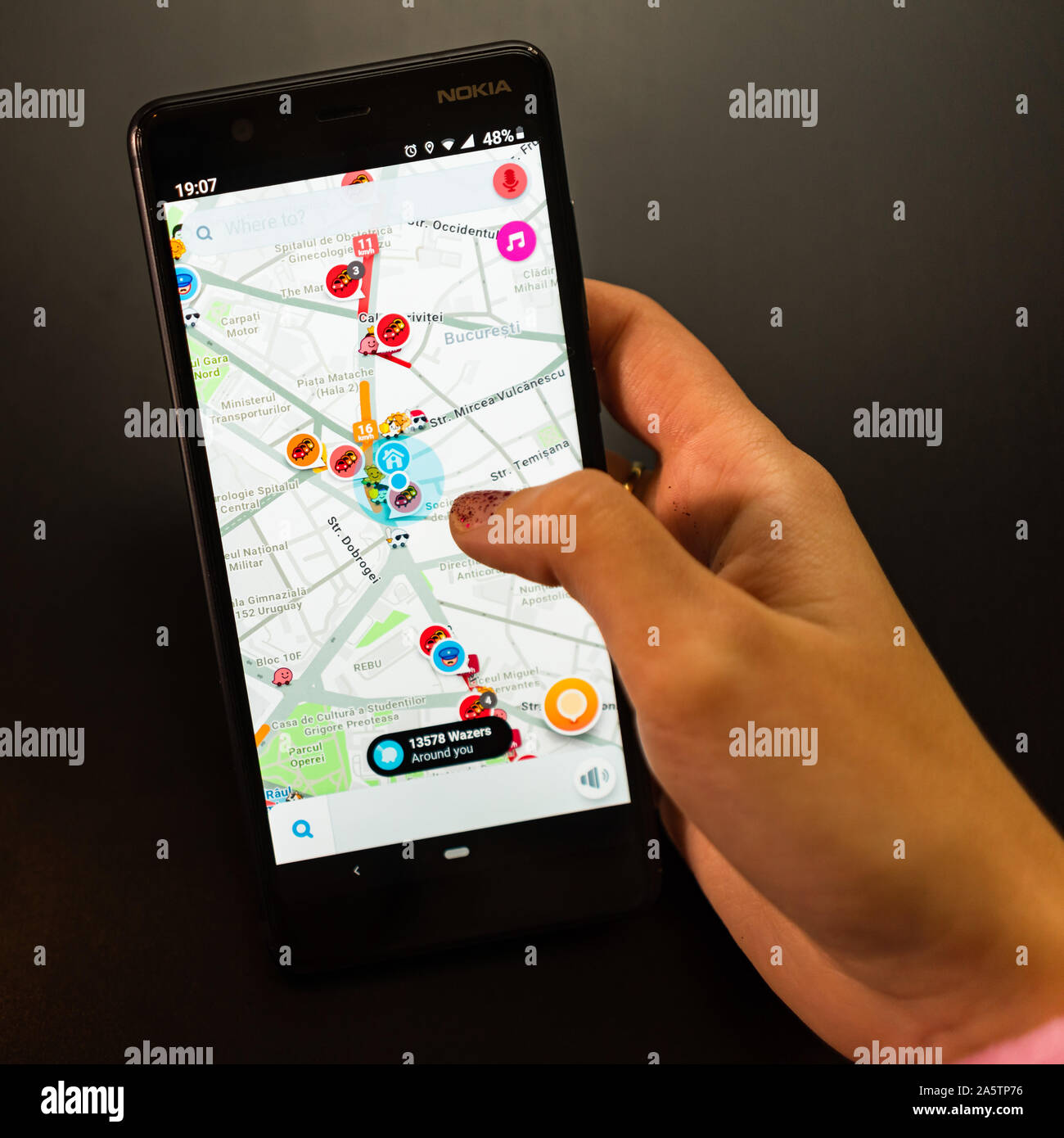 Nokia maps hi-res stock photography and images - Alamy