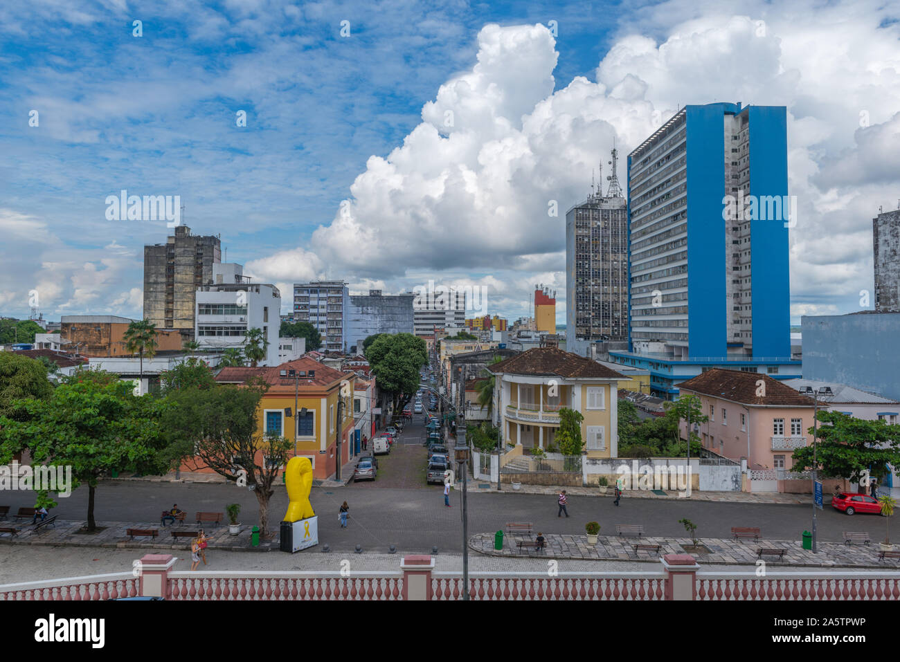 Centre of Manaus, capital of the biggest Brazilian state The Amazon ...