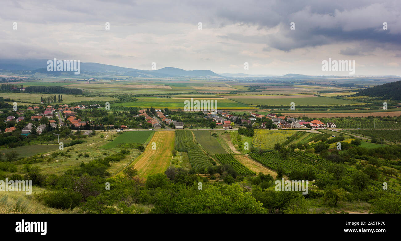 Small country village in a valley Stock Photo - Alamy
