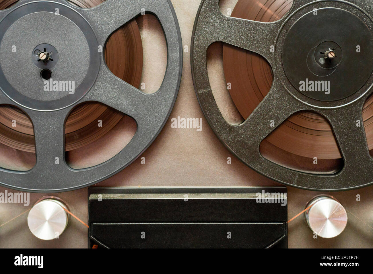 Vintage audio tape recorder reel hi-res stock photography and images - Alamy