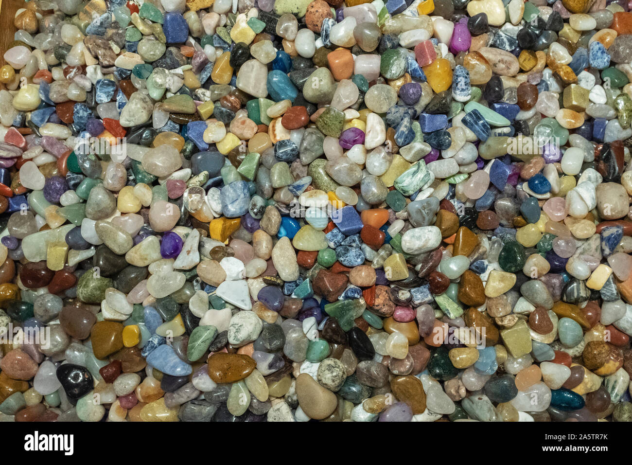 Assorted mix tumbled stones hi-res stock photography and images - Alamy