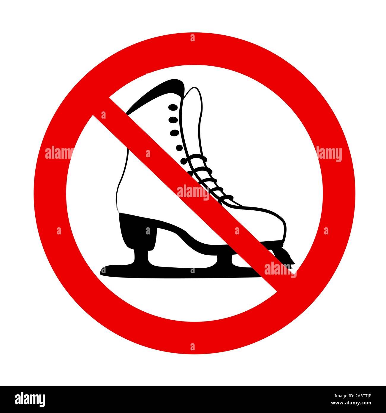 Danger unsafe ice sign Stock Vector Images - Alamy