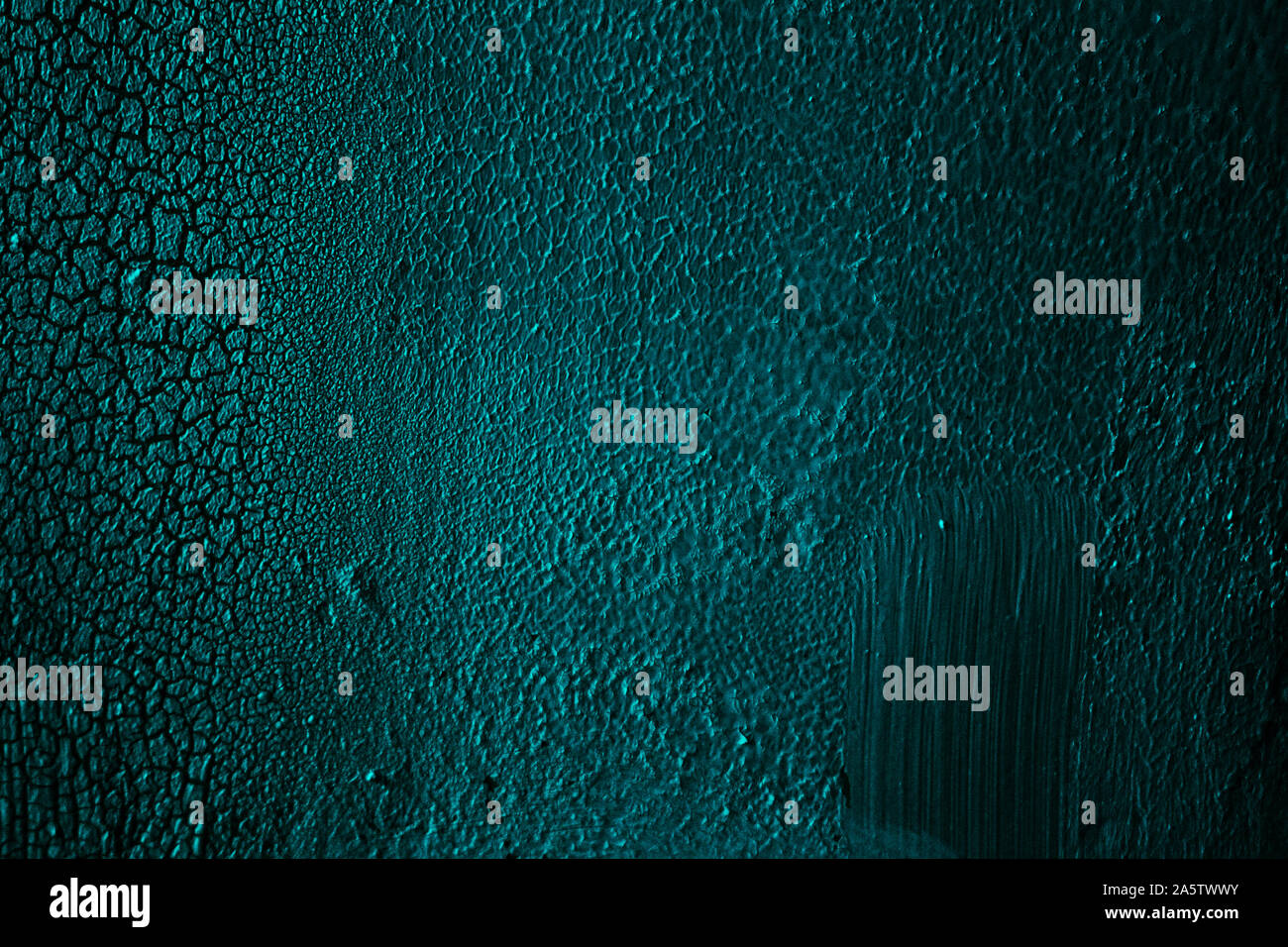 Petrol colored background with wall textures of different shades of ...