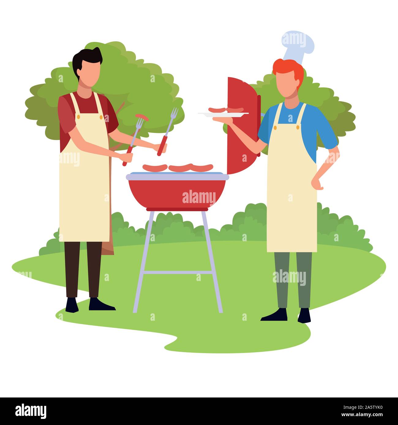 Men cooking Cut Out Stock Images & Pictures - Alamy