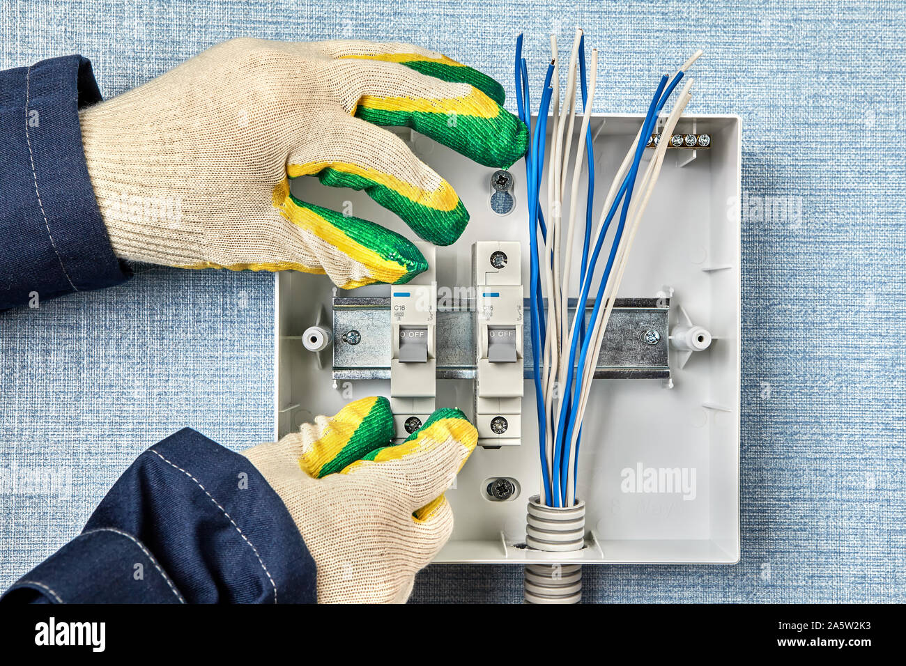 Electrical consumer unit hi-res stock photography and images - Alamy