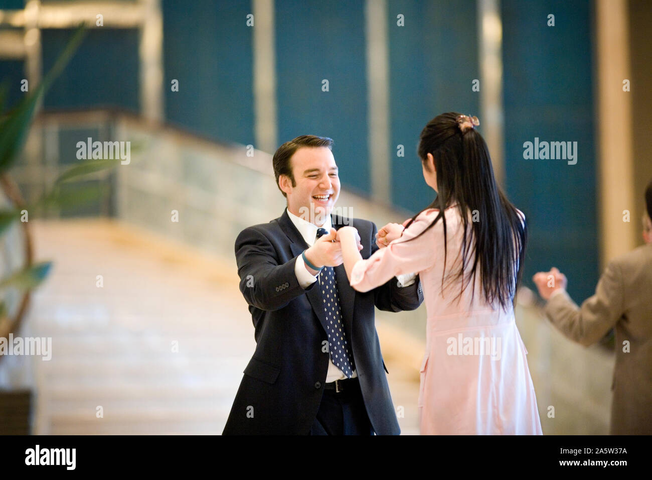 Man dancing fun in hotel hi-res stock photography and images - Alamy
