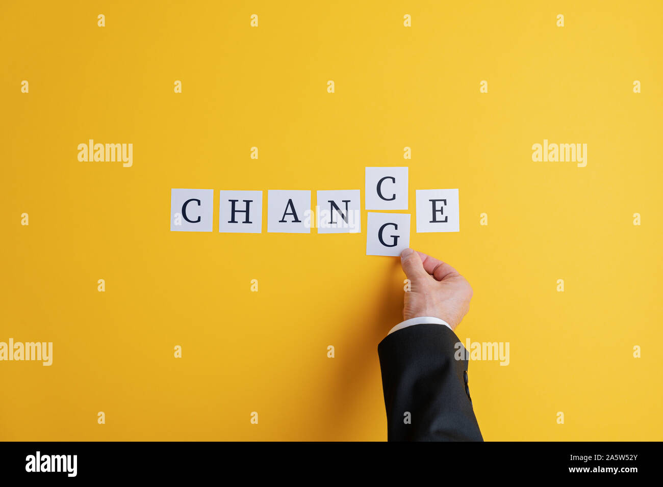 Changing the word hi-res stock photography and images - Alamy