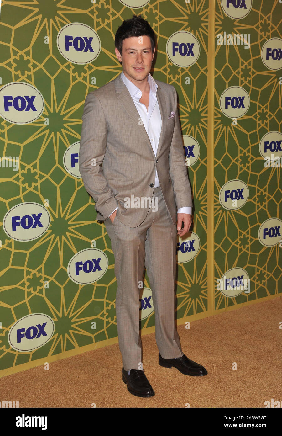 Cory monteith fox all star party hi-res stock photography and images ...