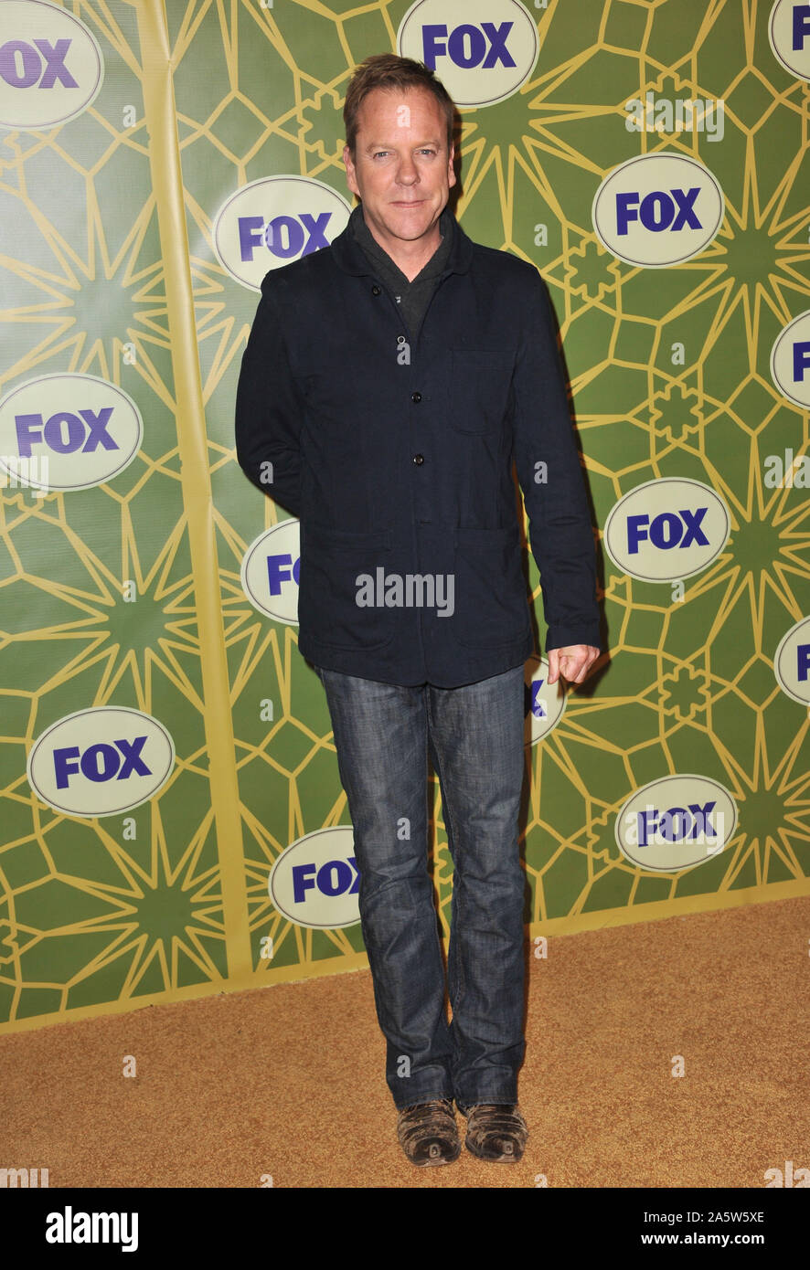 LOS ANGELES, CA. January 08, 2012: Kiefer Sutherland at Fox TV's Winter ...
